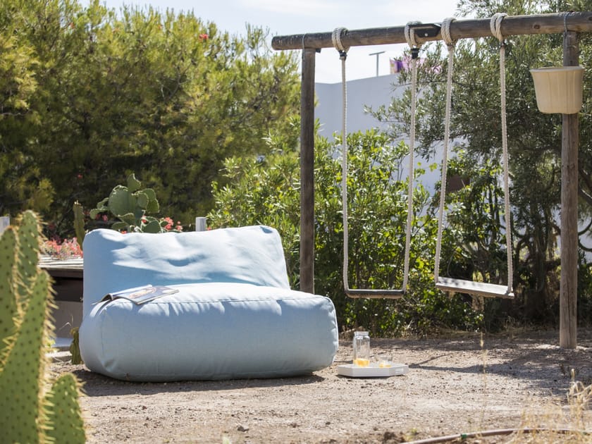 2 seater fabric sofa with removable cover SOFA TUBE RIVIERA By Pusku ...