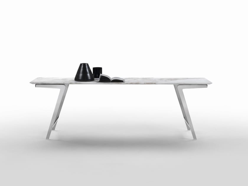 SOFFIO | Marble coffee table By Flexform design Antonio Citterio