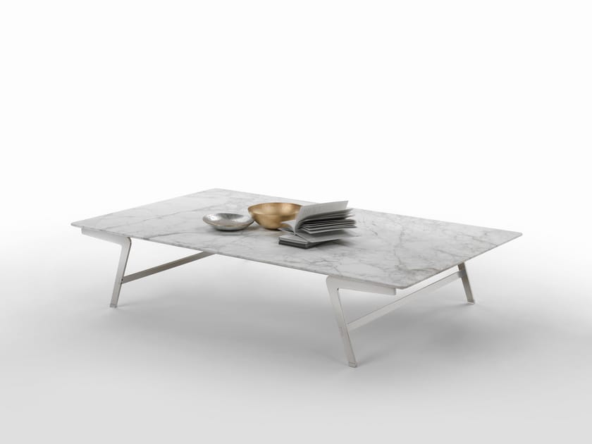 SOFFIO | Marble coffee table By Flexform design Antonio Citterio