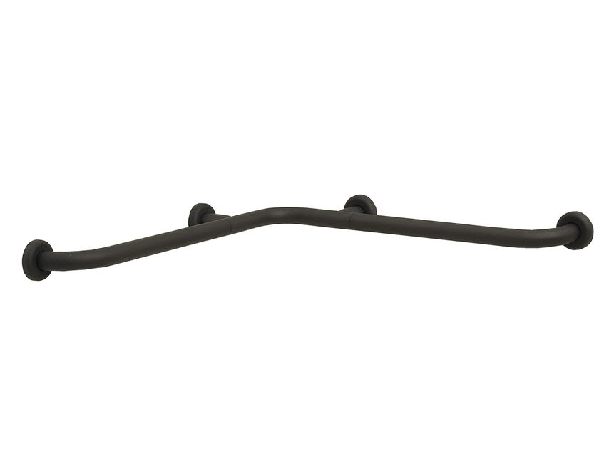 SOFT Fixed L-shaped steel grab bar By Saniline