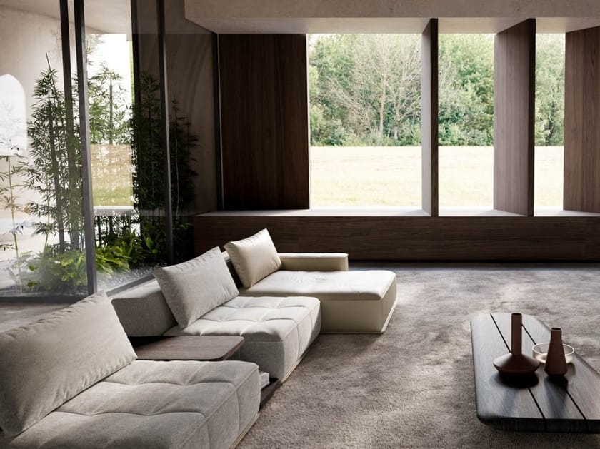 SOHO Sofá modular de tela By ENNE | design Christophe Pillet