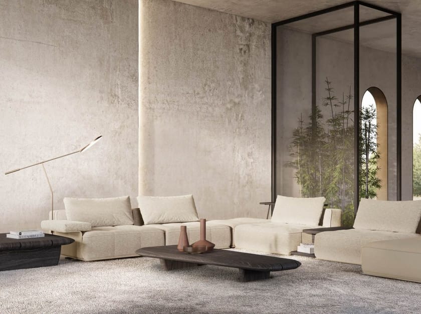 SOHO Modular fabric sofa By ENNE | design Christophe Pillet