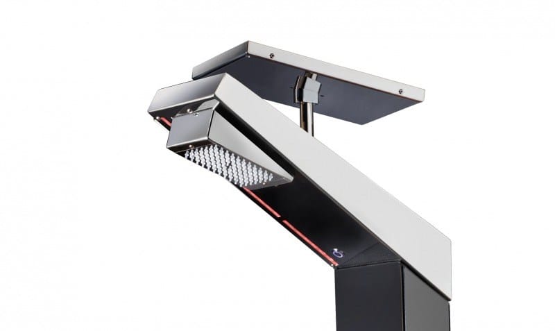 Doccia esterna solare in acciaio inox SOLARIS | Doccia esterna solare ...