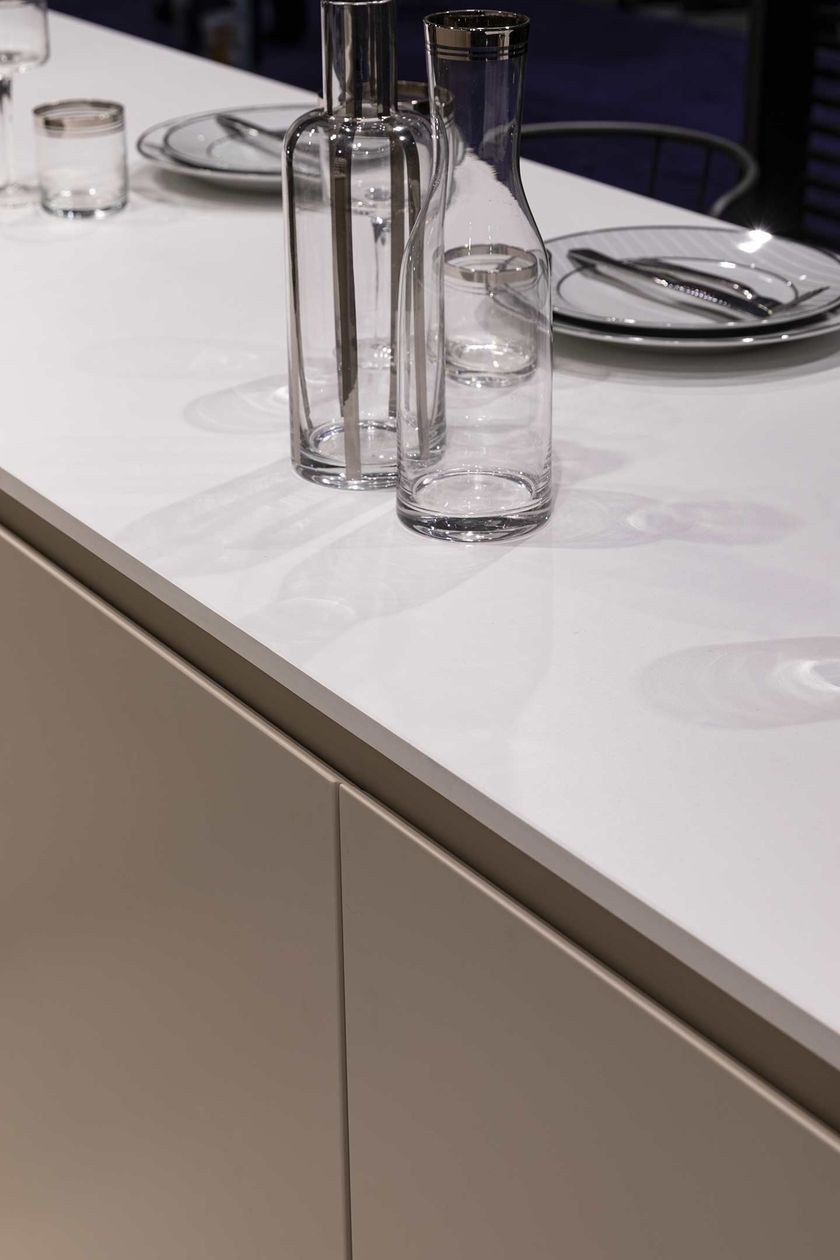 Porcelain stoneware kitchen worktop SOLID By FLORIM stone