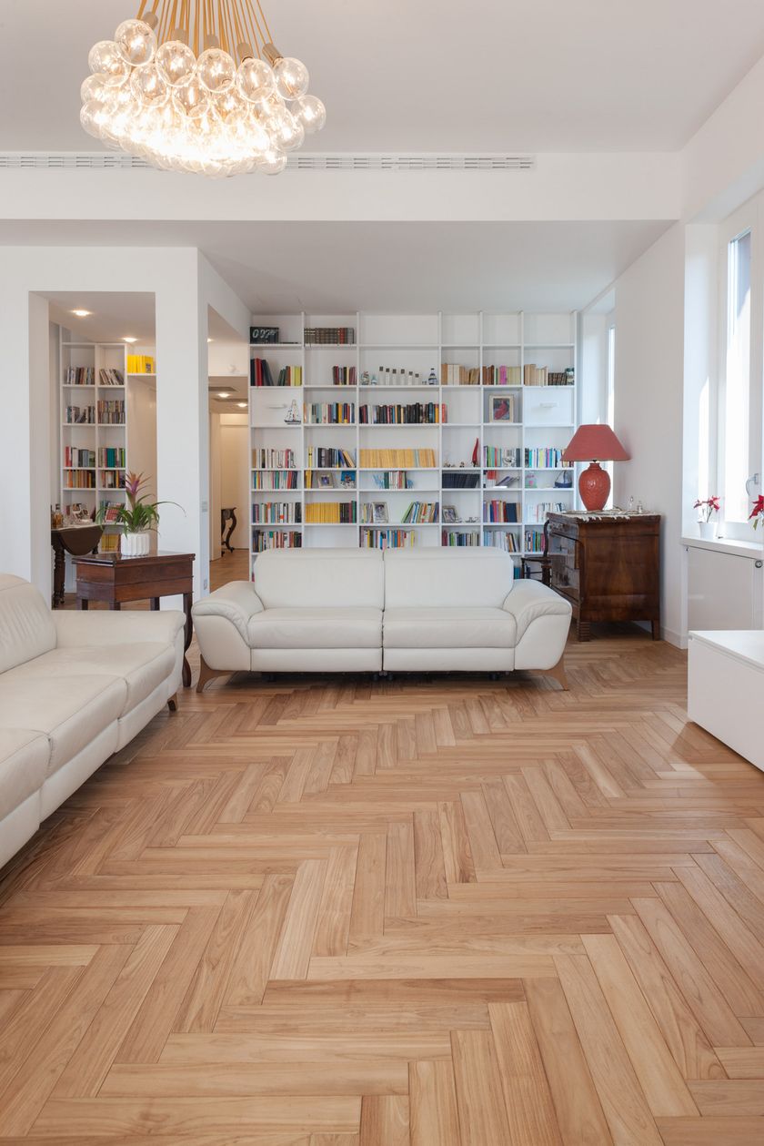 BOTTEGA | Teak 3 layers teak parquet By DELBASSO Parquet