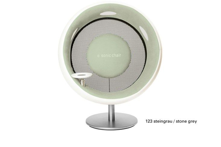 SONIC CHAIR Acoustic armchair with a laptop table By Sonic chair ...
