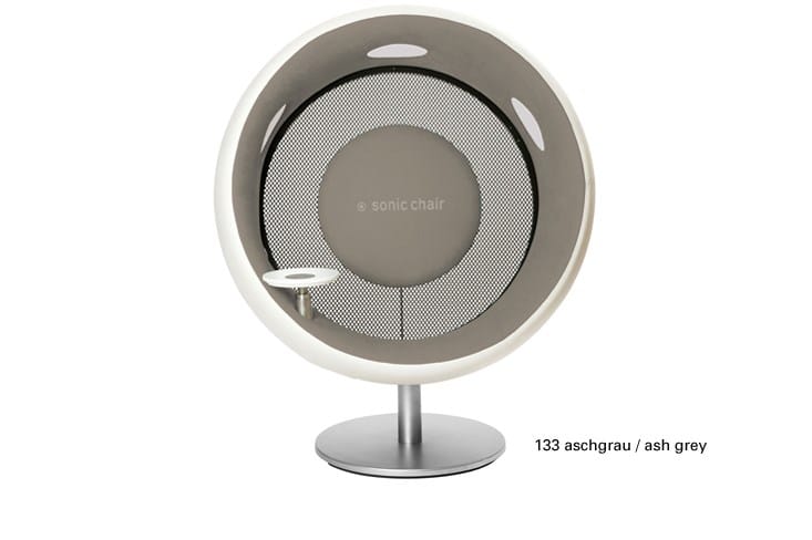 SONIC CHAIR Acoustic armchair with a laptop table By Sonic chair ...