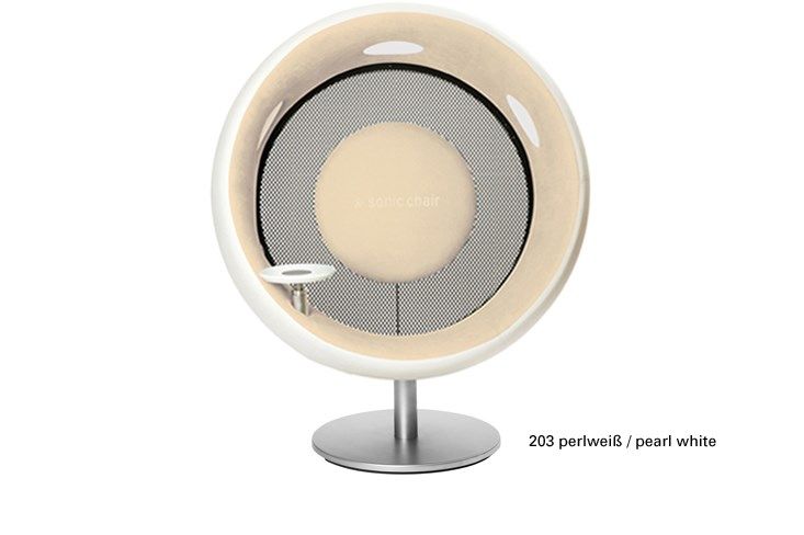 SONIC CHAIR Acoustic armchair with a laptop table By Sonic chair ...