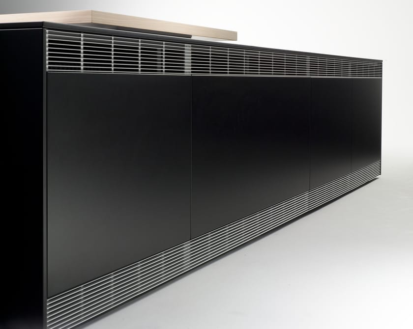 SONO Rectangular wooden executive desk By RENZ | design Justus Kolberg