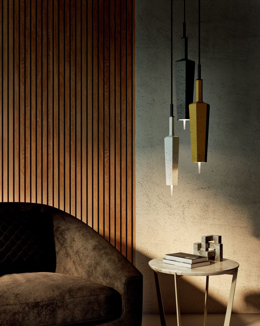 SOP LED Pendelleuchte aus Zement By PENTA | design Umberto Asnago