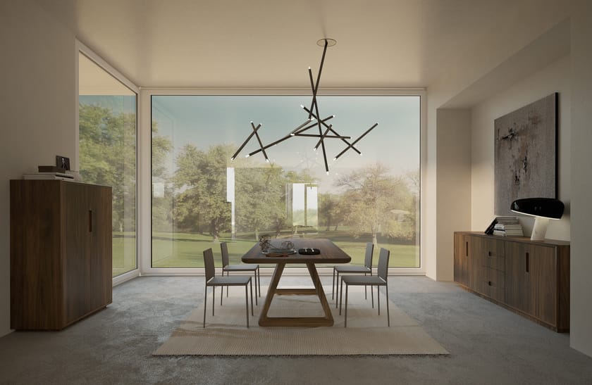 SOSPIRO Wooden dining table By Riva 1920