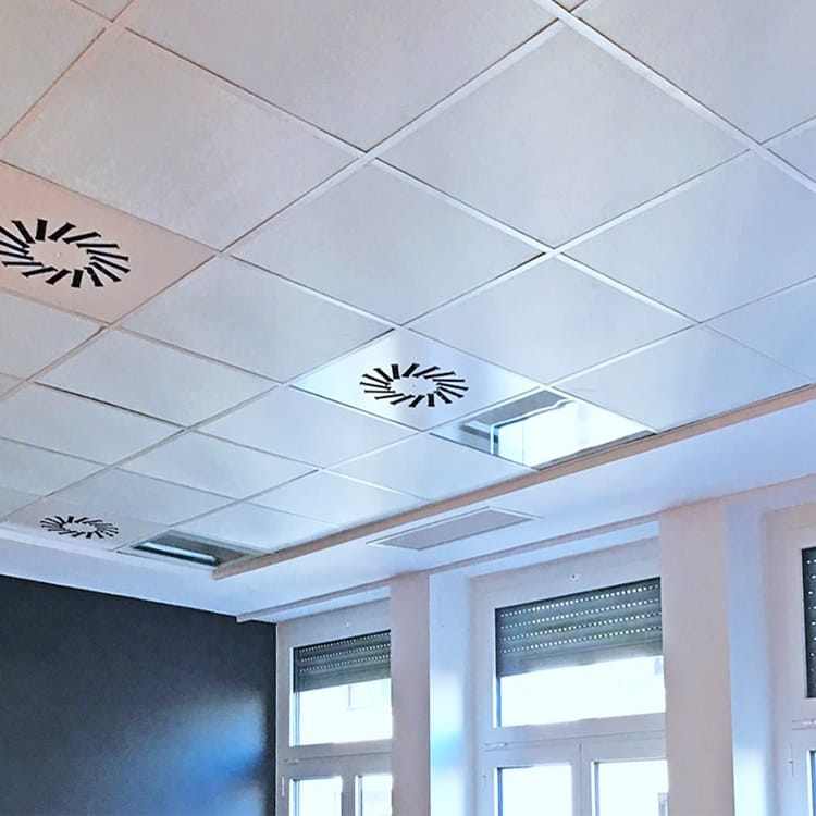 Sound-absorbing false ceiling SOUNDTRAP By Acoustic Lab