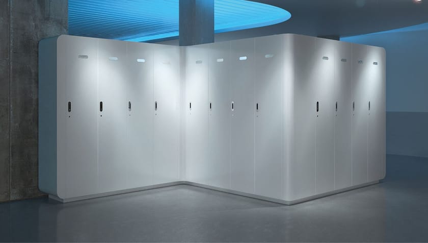 Wooden Locker SPACE By FIT INTERIORS design Simone Micheli