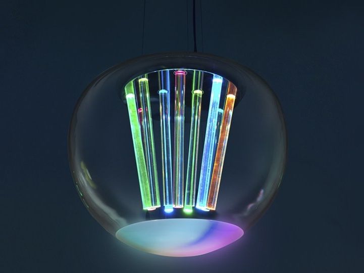 LED direct light blown glass pendant lamp SPECTRAL LIGHT By Artemide ...