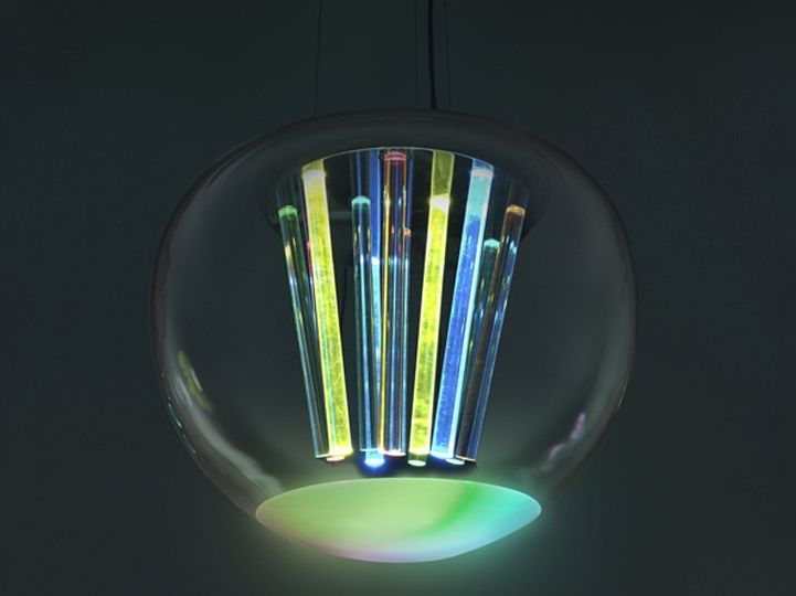 LED direct light blown glass pendant lamp SPECTRAL LIGHT By Artemide ...