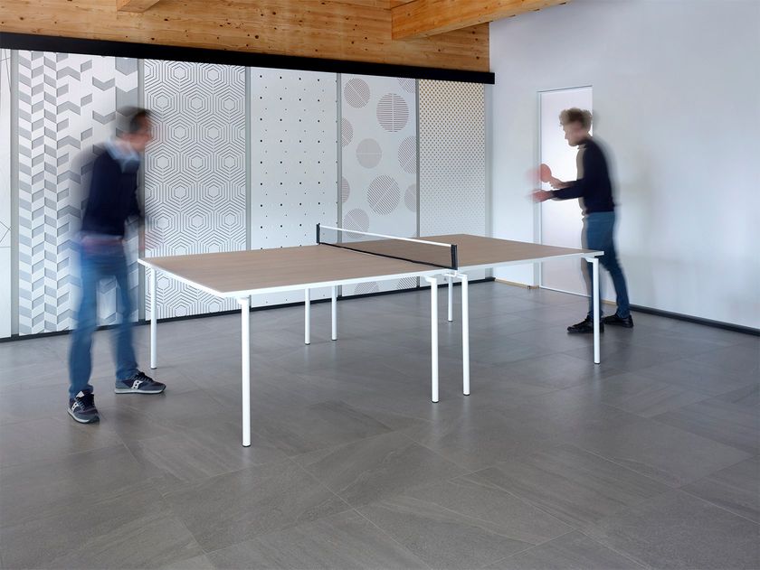 SPIDER | Meeting table Modular rectangular wooden and metal meeting ...