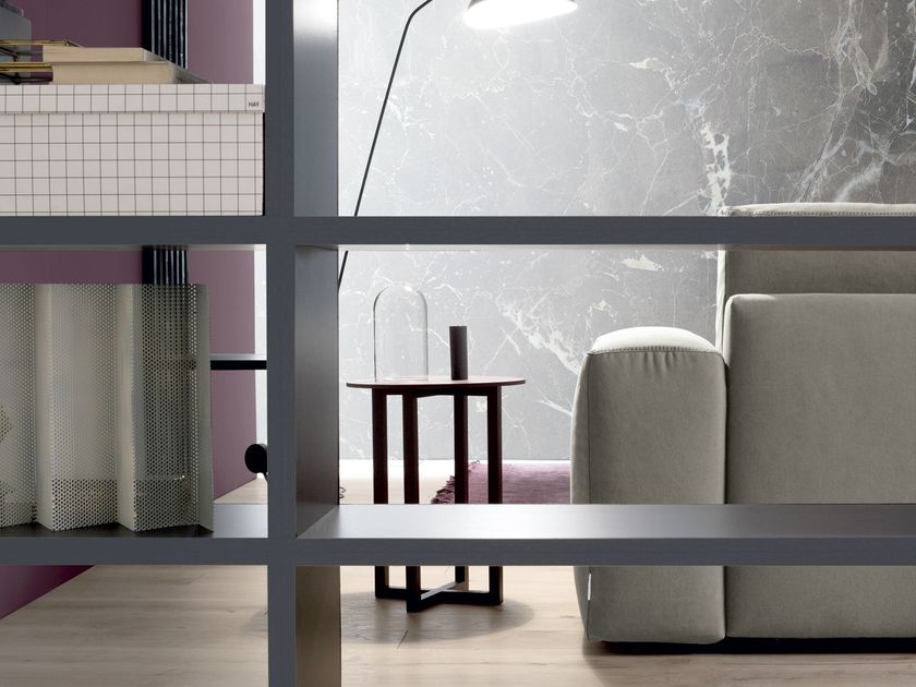 SPIKE | Sofa bed with chaise longue 4 seater fabric sofa bed By Felis ...