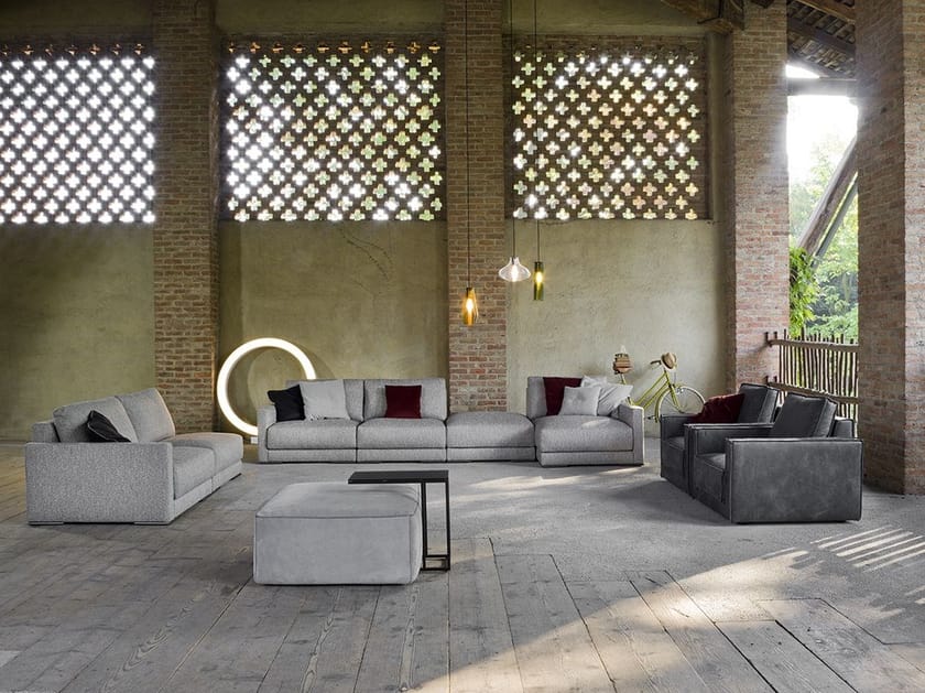 SPIKE Contemporary style rectangular metal side table By Flexstyle