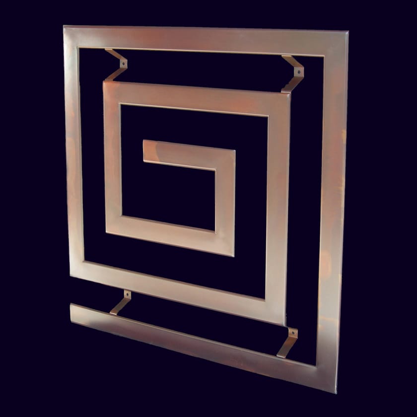 Wall-mounted powder coated steel decorative radiator SPIRALE Speciali ...