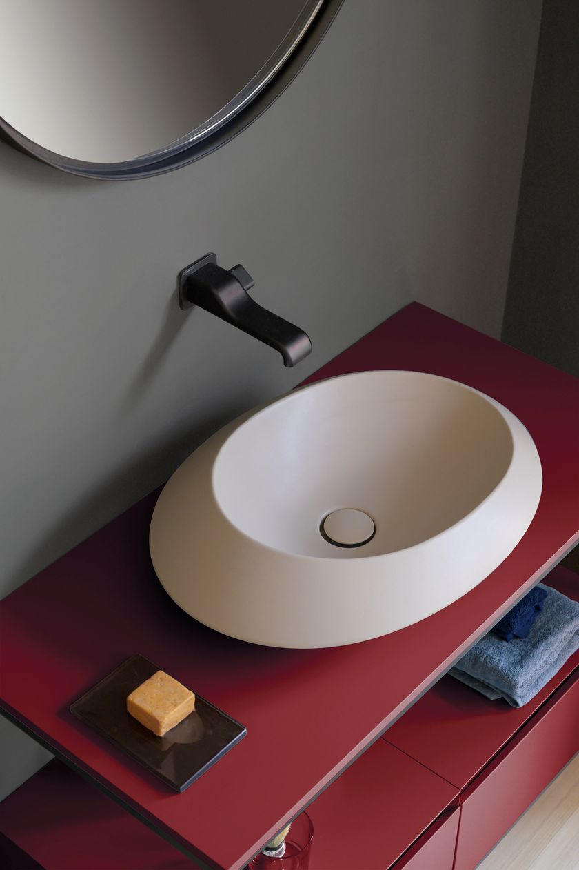 SPIRE | Washbasin By Ceramica Flaminia design Elena Salmistraro
