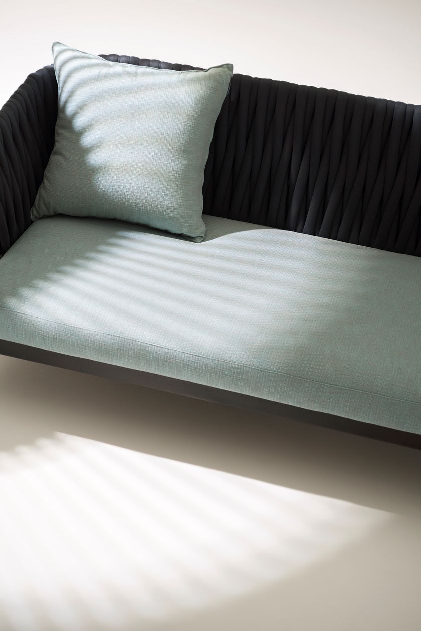 2 seater powder coated steel garden sofa SPOOL 202 Spool Collection By ...