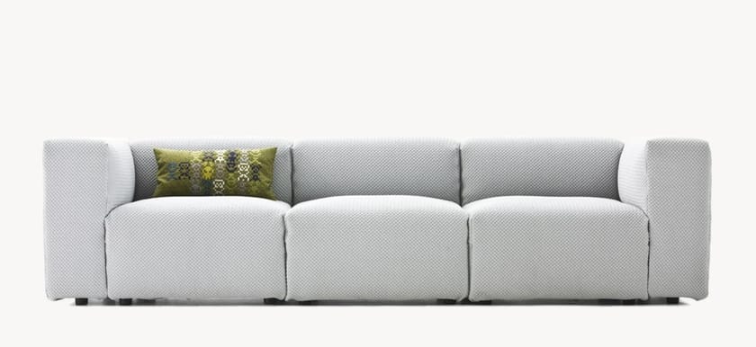 SPRING Sectional fabric sofa with removable cover By Moroso | design ...