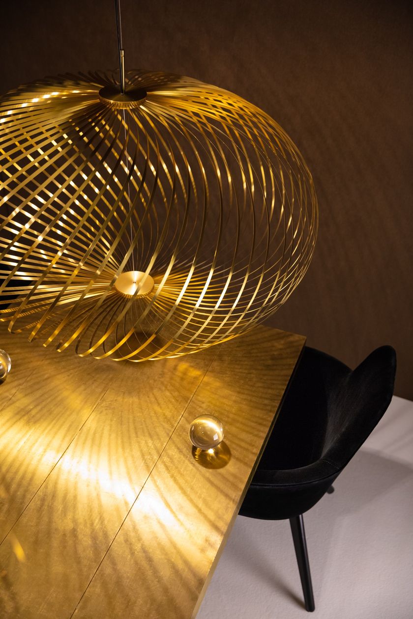 SPRING LARGE LED stainless steel pendant lamp By Tom Dixon | design Tom ...