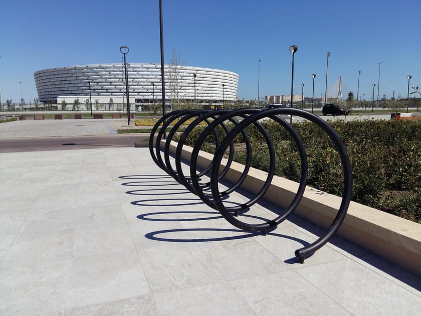 SPYRA Steel bicycle rack By Metalco | design Alfredo Tasca