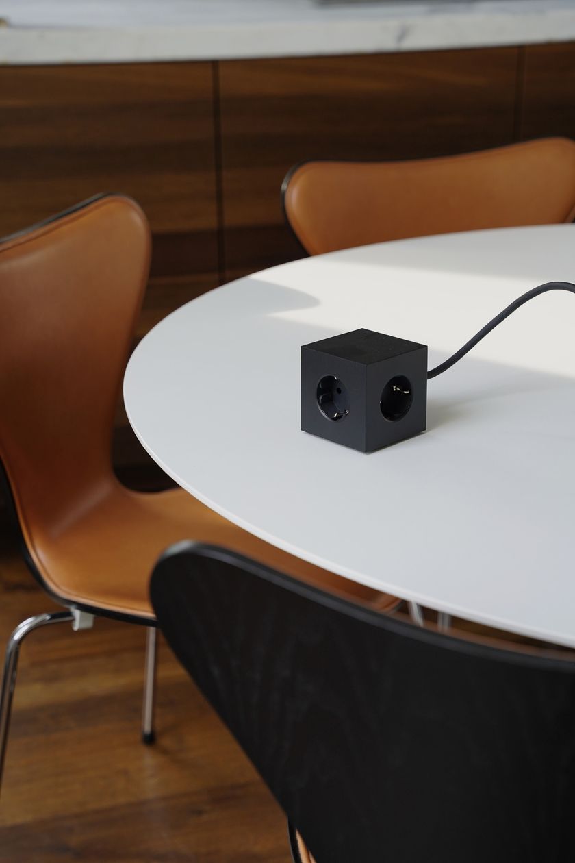 SQUARE 1 | Electrical socket Plastic multi socket power strip - 3m ...