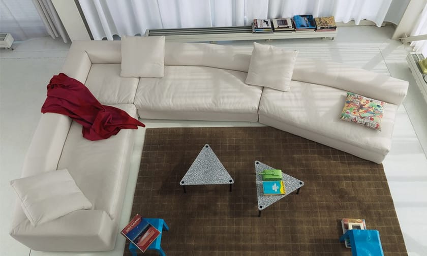 Hand-knotted Tibetan wool and viscose rug SQUARE By Cappellini design ...