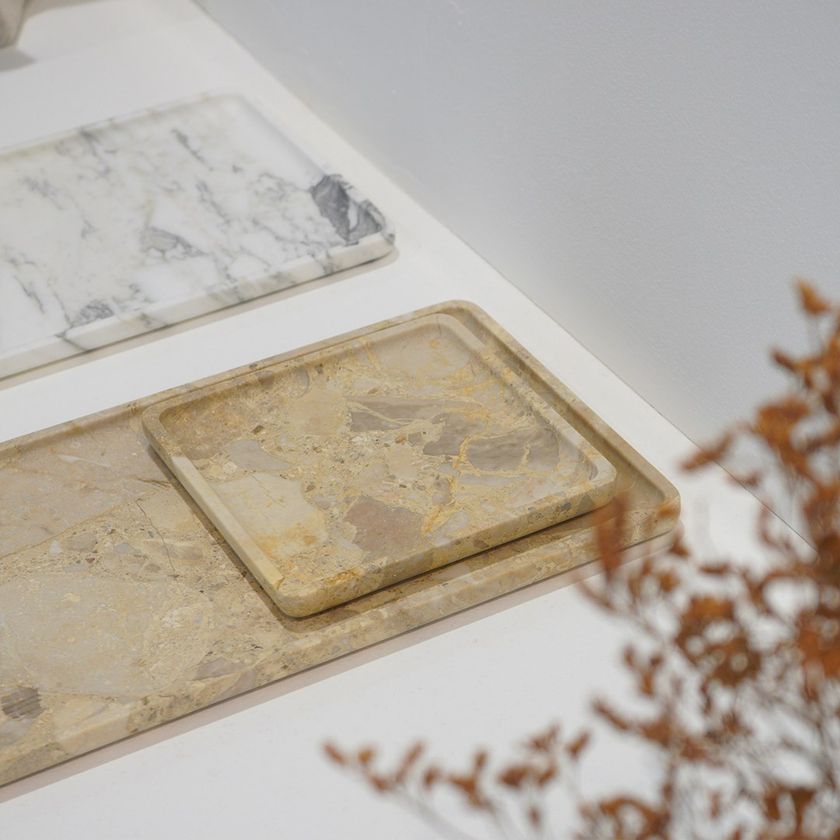 Square marble tray SQUARE PLATE KUNIS BRESCIA By Maami Home design ...