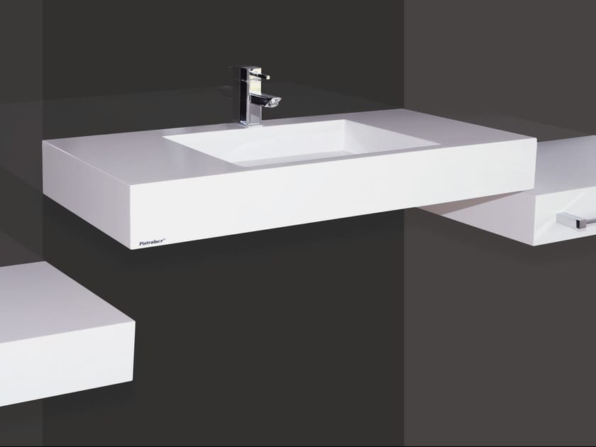 SQUARE | Lavabo doppio Collezione Square By Technova
