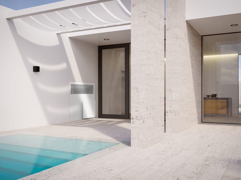 Air to water metal heat pump STØNE By Innova design Luca Papini