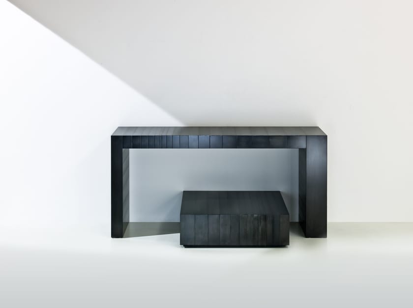 Rectangular metal console table ST 21 M By Laurameroni design Bartoli ...