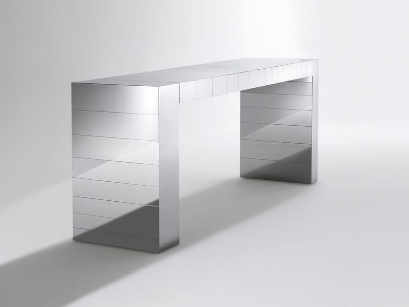 Rectangular metal console table ST 21 M By Laurameroni design Bartoli ...