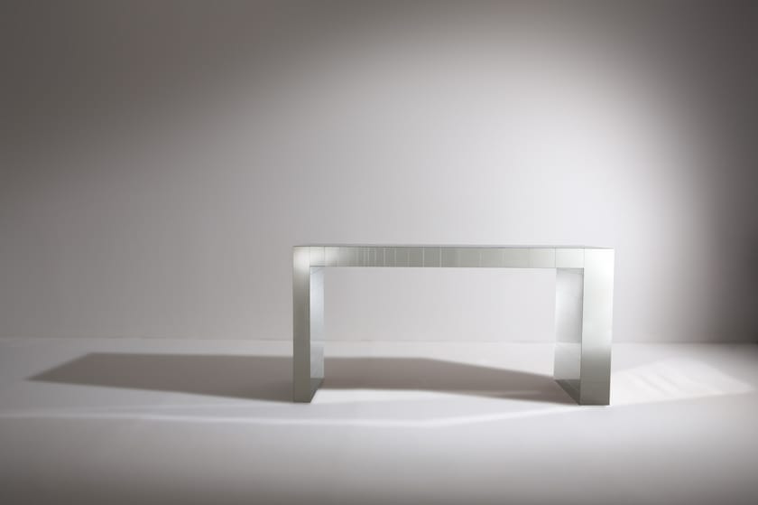 Rectangular metal console table ST 21 M By Laurameroni design Bartoli ...