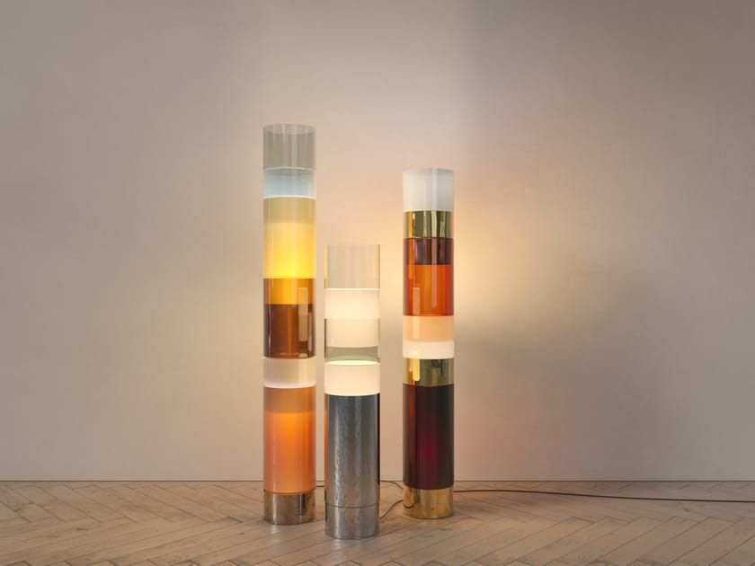 STACKING C Floor lamp By LEUCOS
