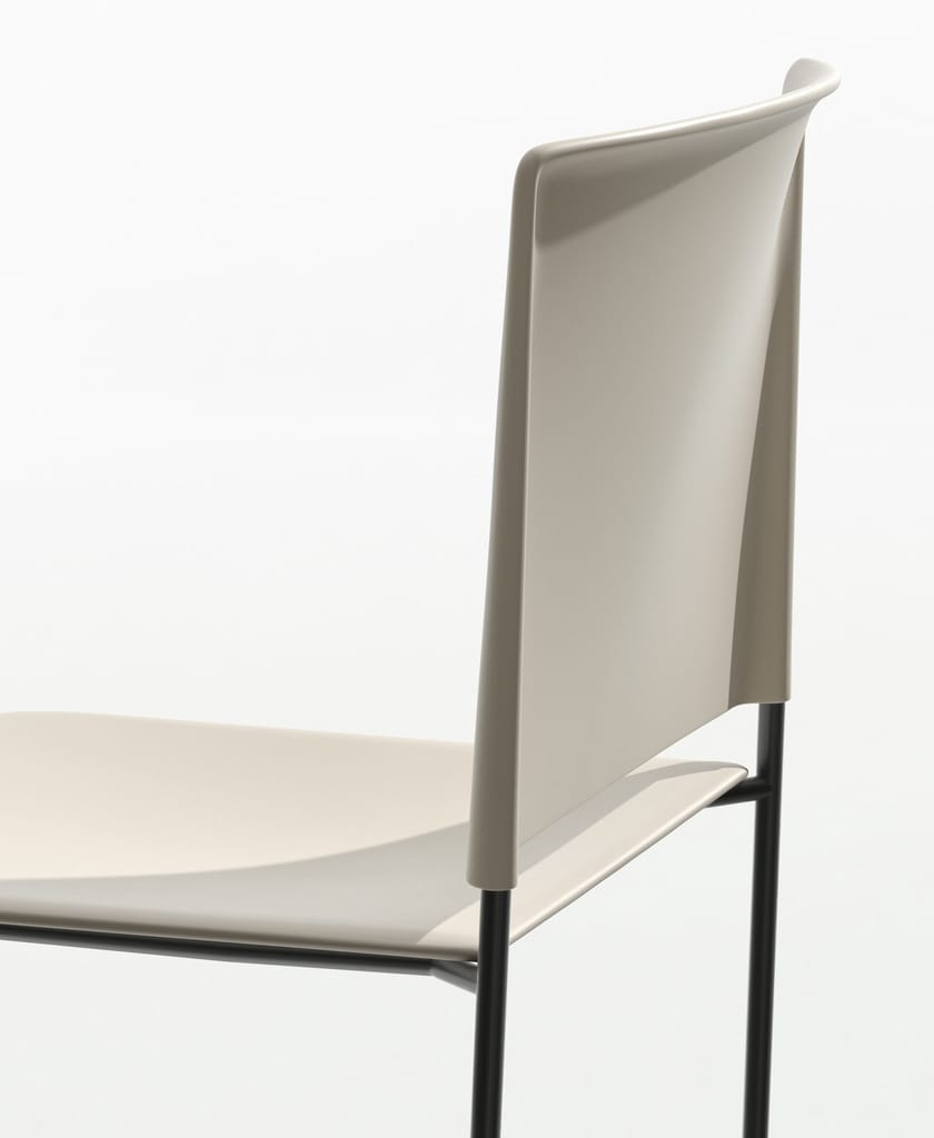 STACY Sled base stackable plastic training chair By Arper | design ...