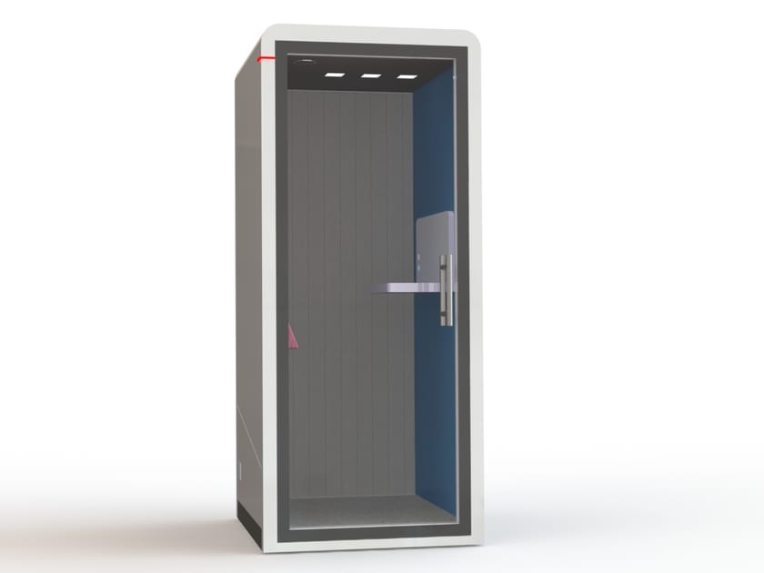 Acoustic phone booth with built-in lights STAND UP By SBS Silence ...