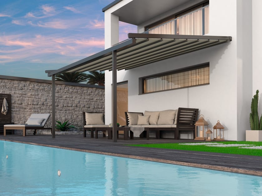 Schiebe- Markise aus Stoff mit Führungssystem STAR By Florida