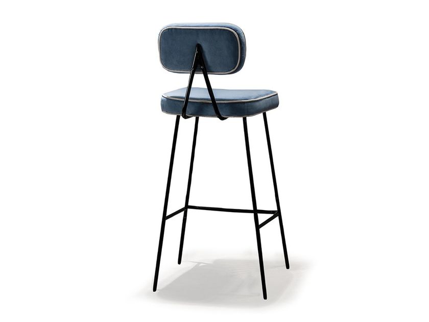 STATE High fabric stool with back By Mambo Unlimited Ideas