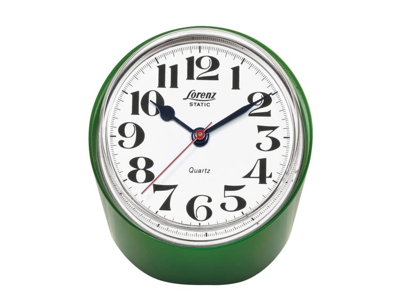 STATIC | Steel clock Laquered steel table clock By Lorenz | design ...