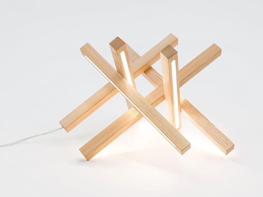 LED wooden table lamp STELLAR By NEXT LEVEL DESIGN STUDIO