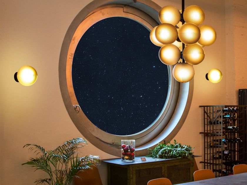 STELLAR LED glass wall lamp By Pulpo | design Sebastian Herkner