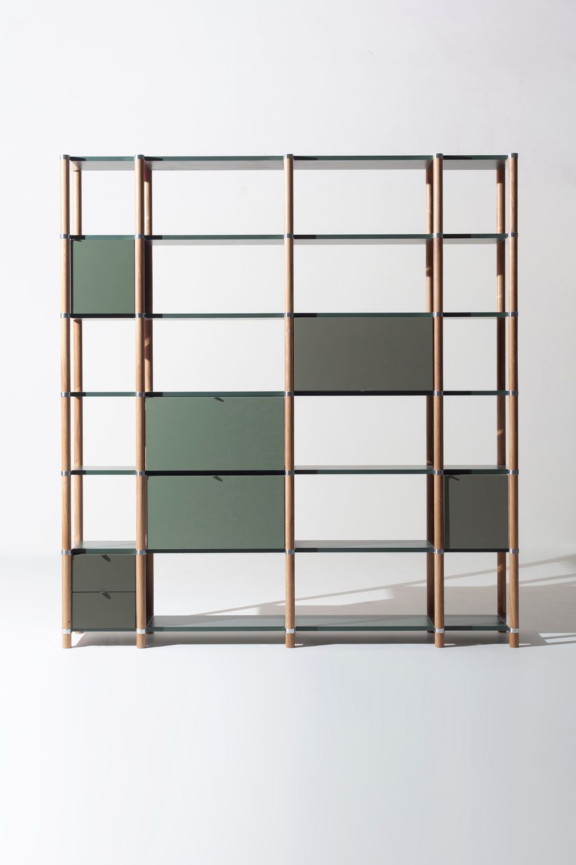 STEM | Modular office shelving By Manerba design Philippe Nigro