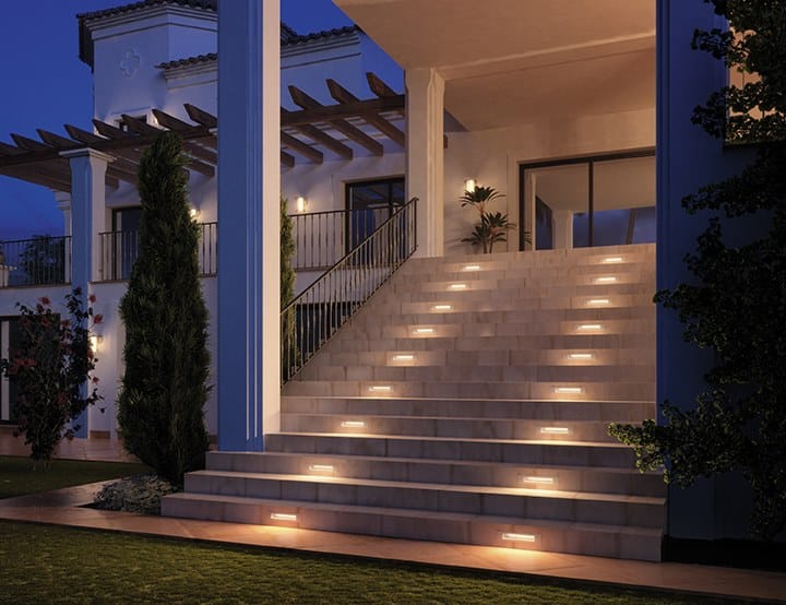 STEP | Aluminium steplight LED wall-mounted die cast aluminium ...