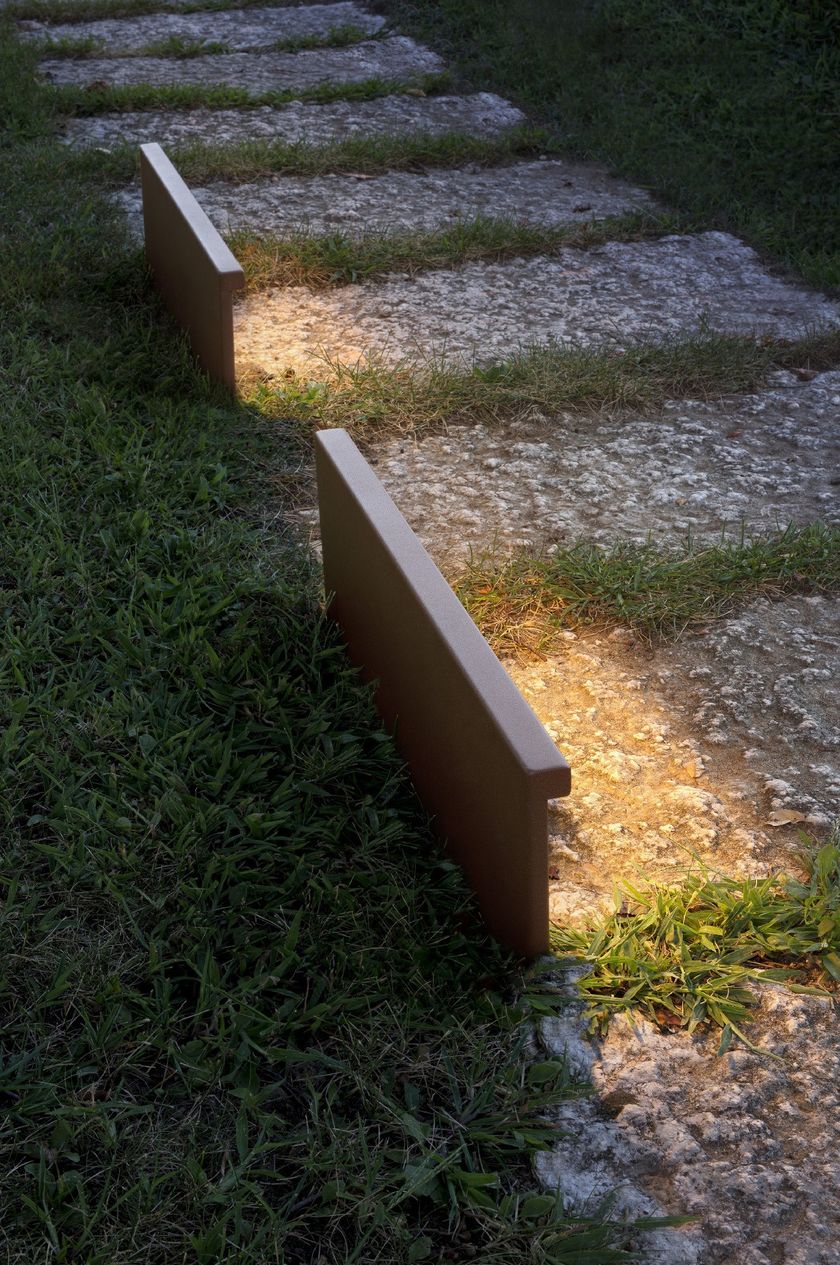 LED metal bollard light STEP LINE By Olev design Diego Chilò