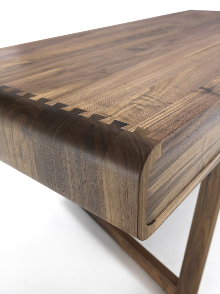 Solid wood writing desk with drawers STILO By Riva 1920 design Claudio ...