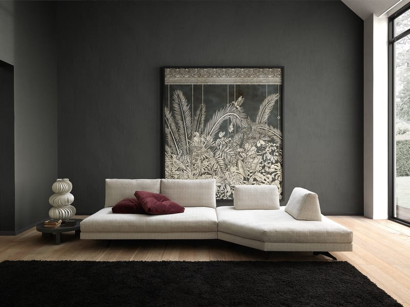 STONE | Fabric sofa Stone Collection By VALENTINI