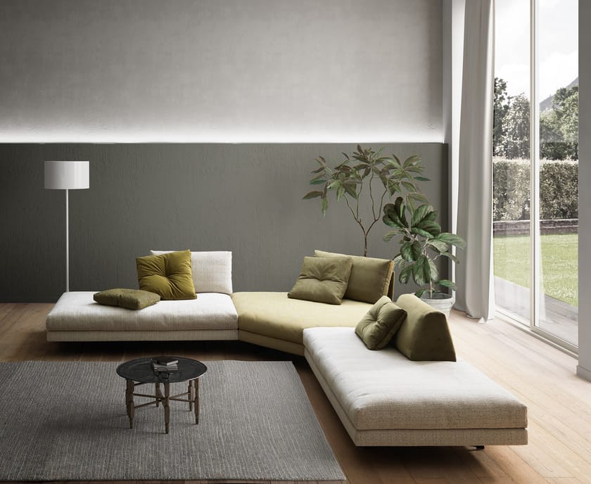 STONE | Fabric sofa Stone Collection By VALENTINI